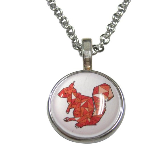 Kiola Designs | Jewelry | Colorful Circular Geometric Squirrel Chipmunk ...